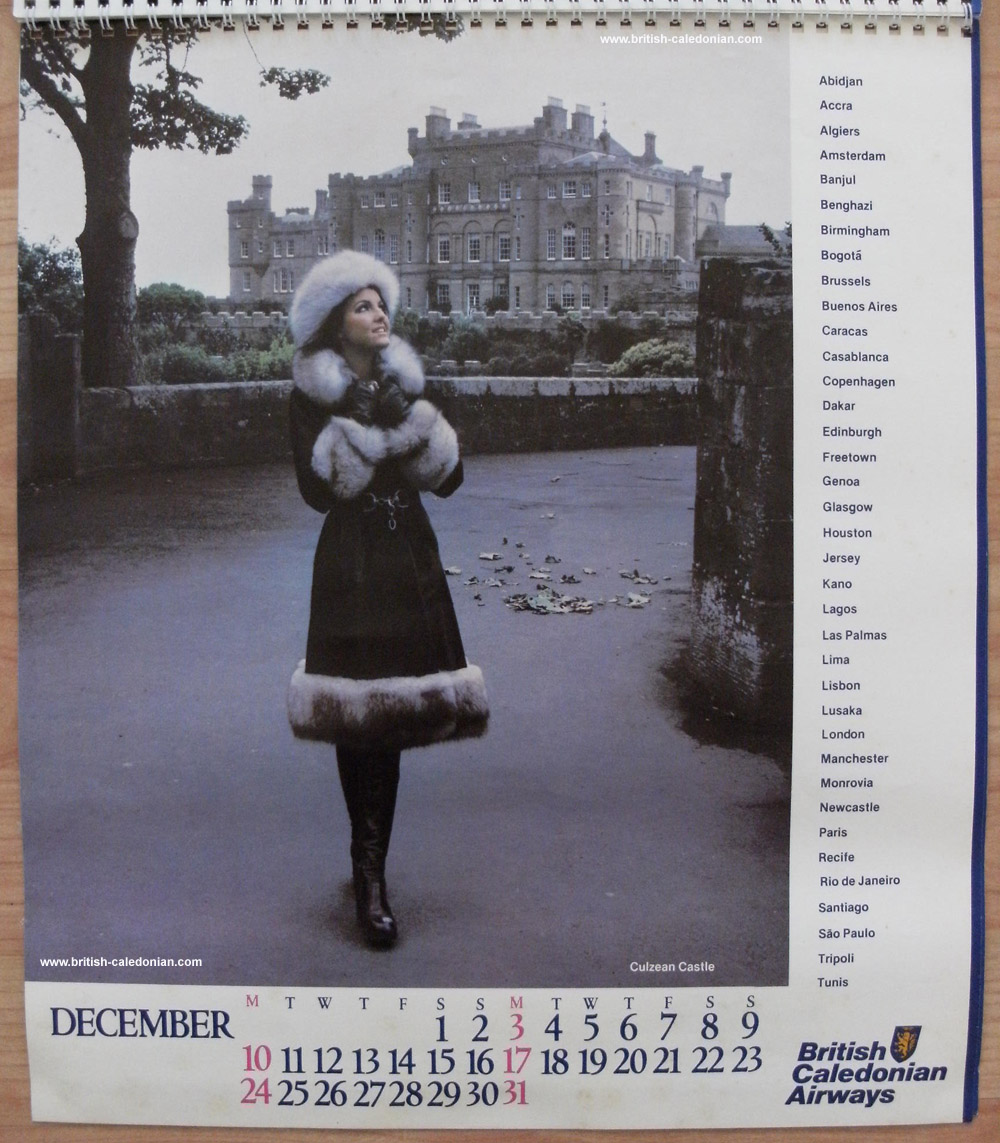 BCal Calender 1979